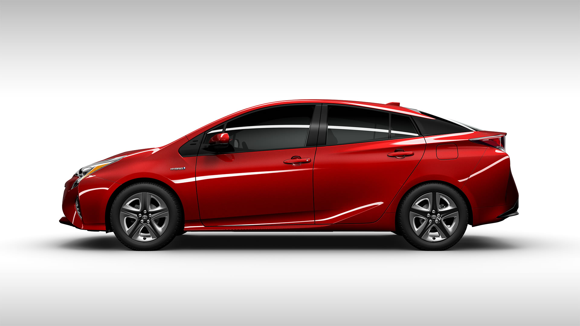 2016 Prius red side | Clean Fleet Report